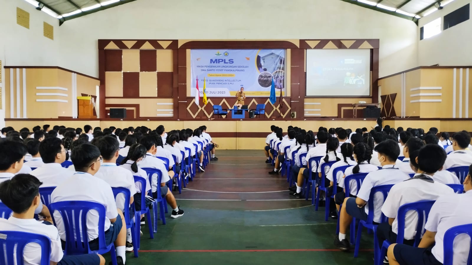 MPLS SMA Santo Yosef, Asyraf Pesan Agar Menjadi Siswa Beretika